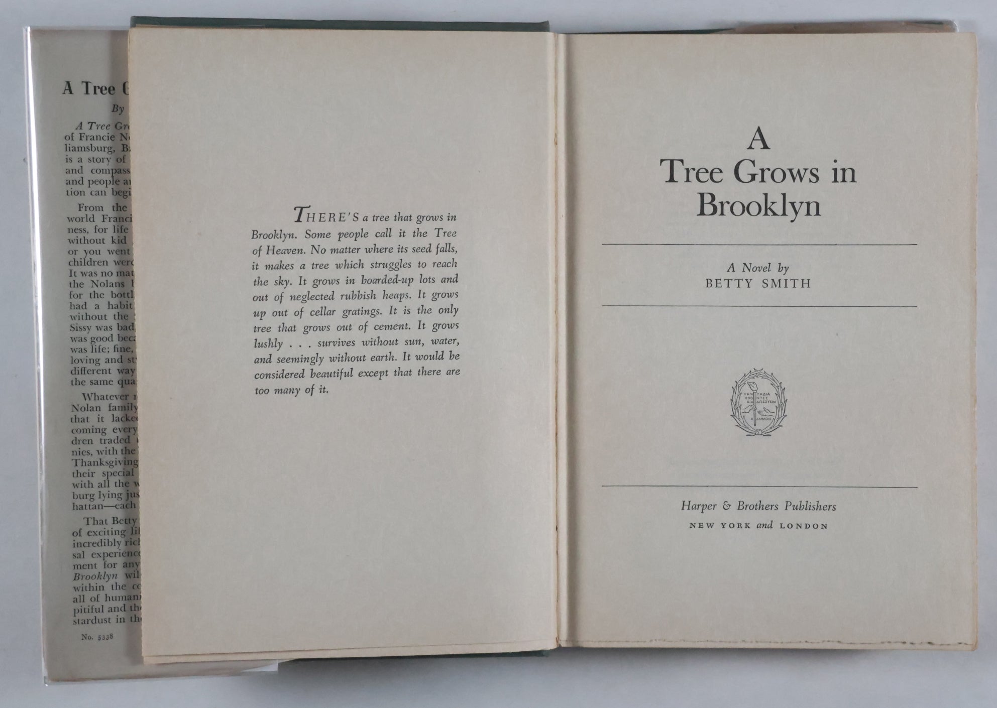 A Tree Grows in Brooklyn | Betty Smith | First edition